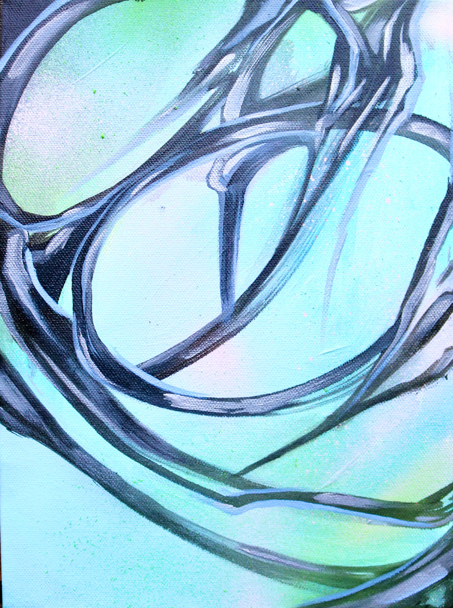 “Intrigue” Original Painting – Elaine Alonzo Art